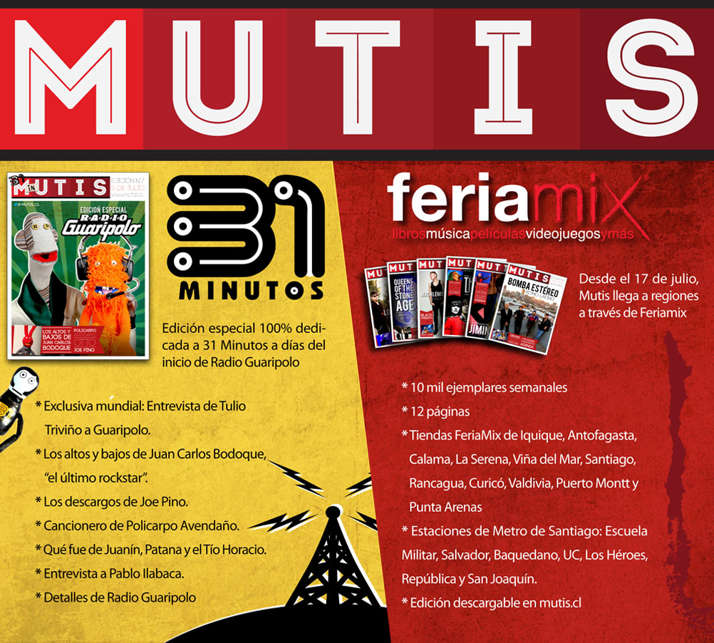 Mutis lanza edición especial — Rock&Pop