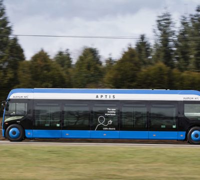 Así es "Aptis": El bus eléctrico que será parte del Transantiago en 2019