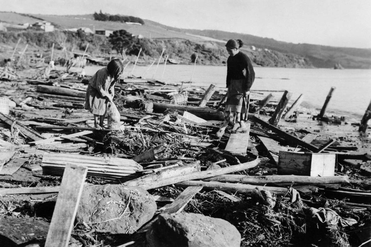 Las impactantes imágenes que dejó el terremoto de Valdivia hace 59 años ...
