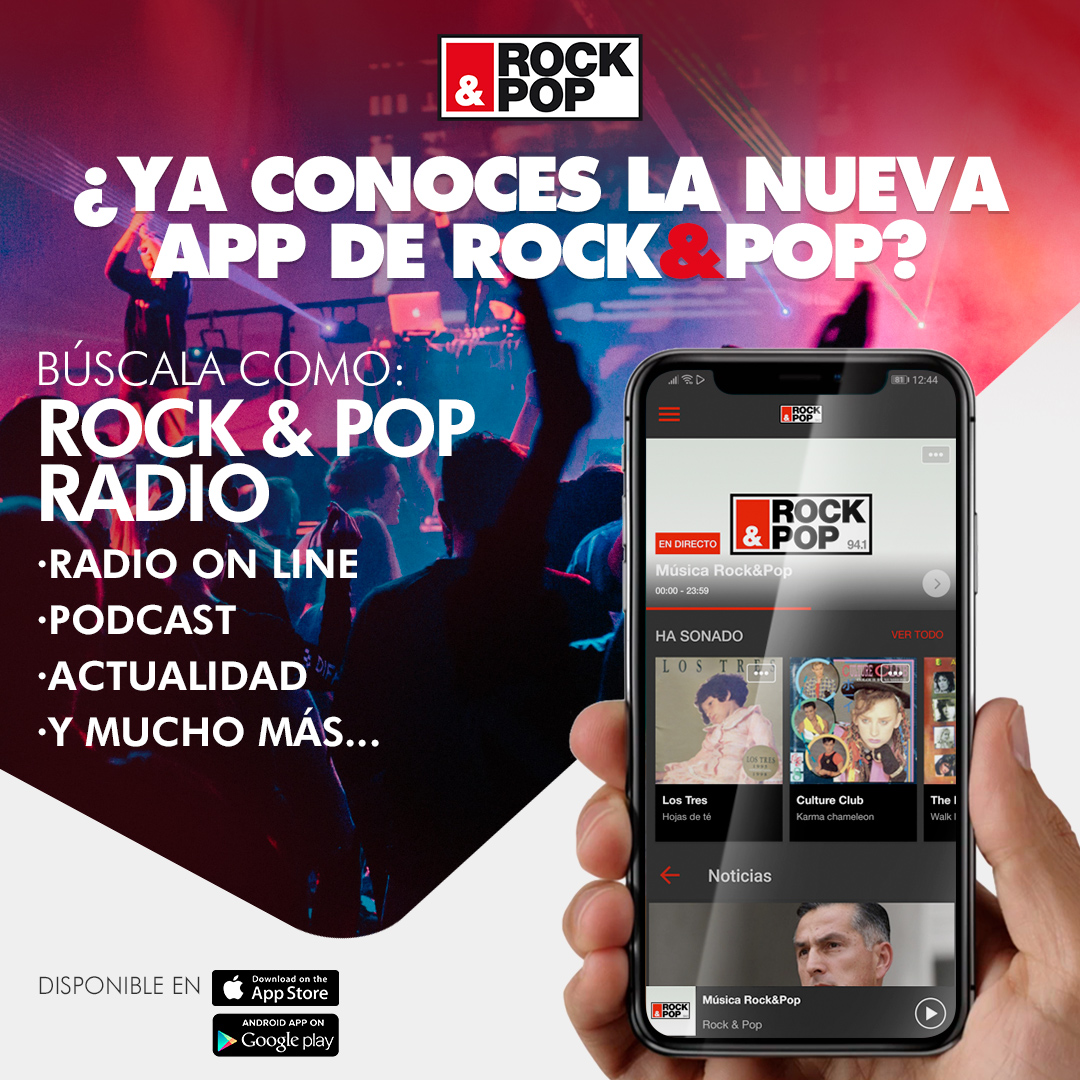 ¡Conoce el nuevo look de la App Rock & Pop Radio! — Rock&Pop