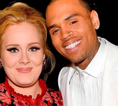Chris Brown pasó la noche en la casa de Adele, pero como amigos