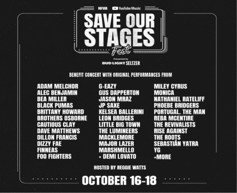 ¡SAVE OUR STAGES! El festival que busca beneficiar a lugares de música ...