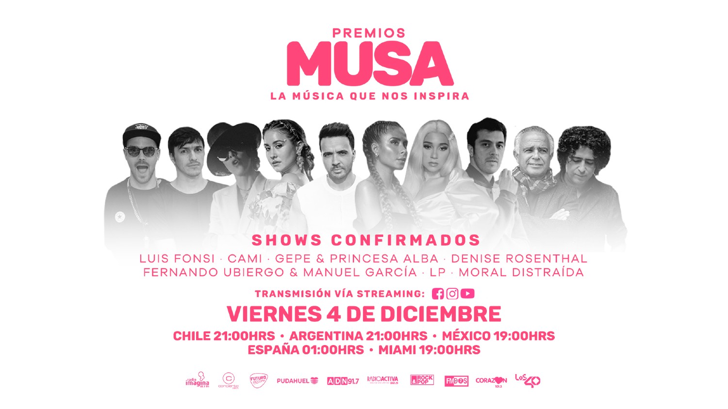Aquí puedes ver la transmisión de Premios MUSA — Rock&Pop