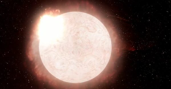 Por primera vez: Científicos captan cómo explota una estrella supergigante