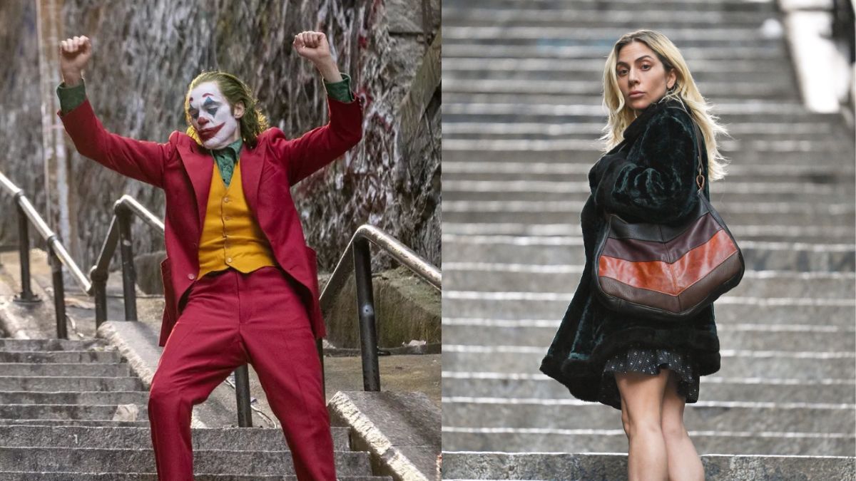 Lady Gaga grabó escena en la icónica escalera del Joker — Rock&Pop