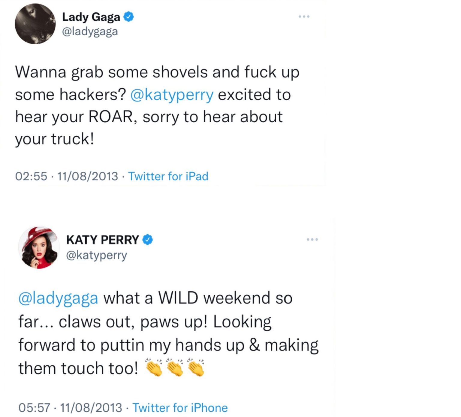 10 años de la batalla entre Lady Gaga y Katy Perry: El día que se ...