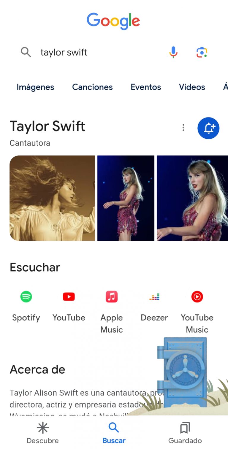 El puzzle de 1989 que Taylor Swift esconde en Google: ¿Cómo activarlo y ...