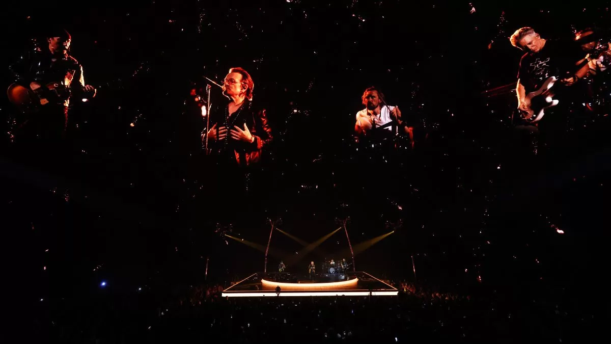 Las alucinantes imágenes de U2 tocando en "The Sphere" en Las Vegas ...