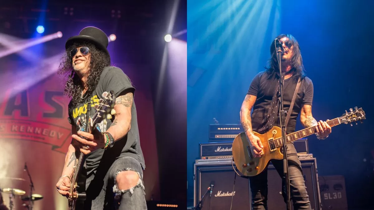 En tierras chilenas: La emotiva reunión en el escenario entre Slash y un antiguo miembro de Guns ...