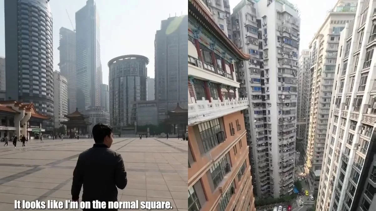 "Parece que estamos en la plaza pero estamos en el piso 22": La ciudad ...