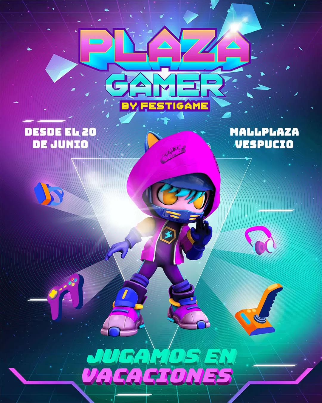 Plaza Gamer, el panorama imperdible para vacaciones de invierno — Rock ...